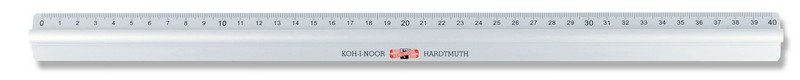 Aluminium-Lineal 40 cm mit Griff - KOH-I-NOOR Deutschland GmbH